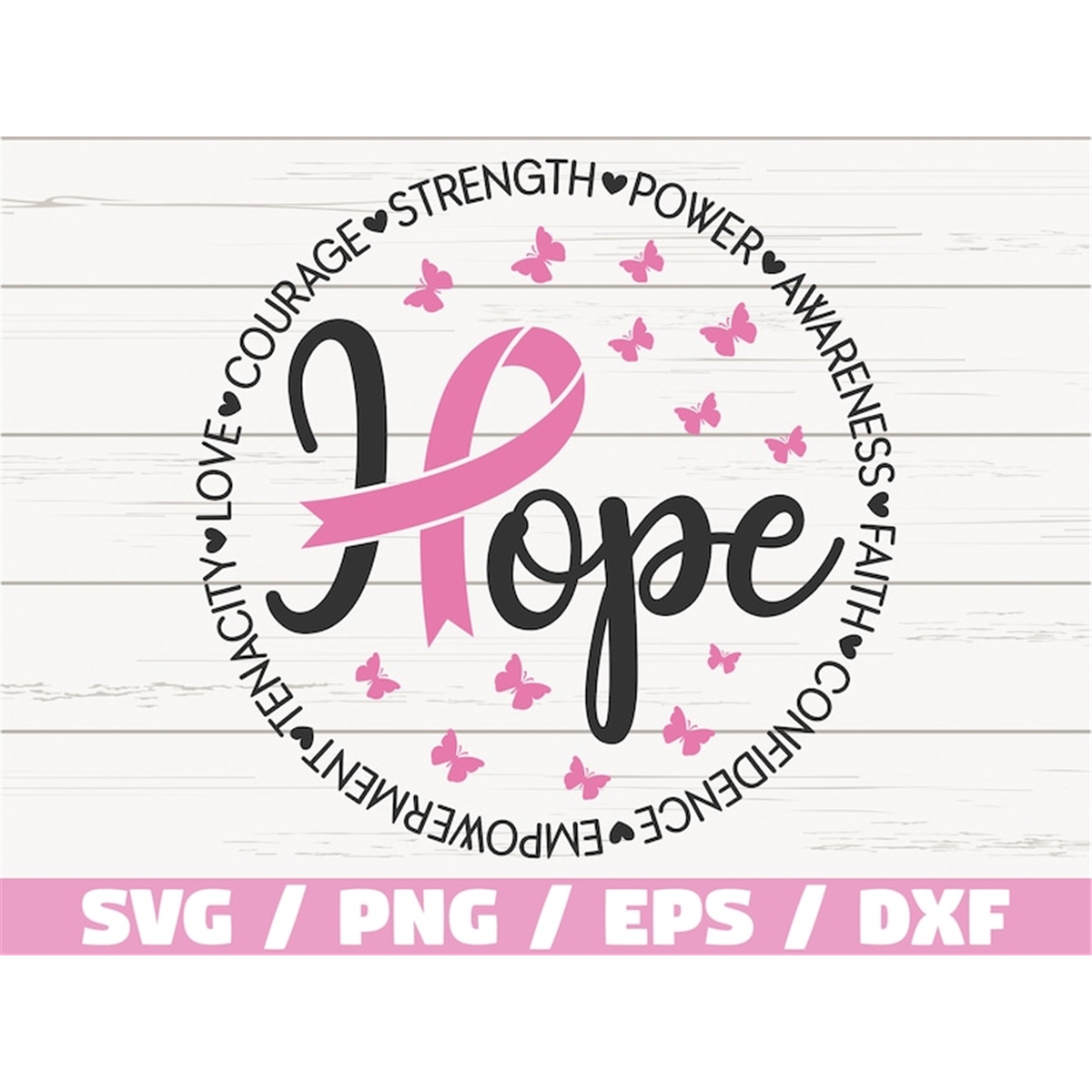 Breast Cancer SVG / Hope Ribbon SVG / Cut File / Cricut / Co - Inspire ...