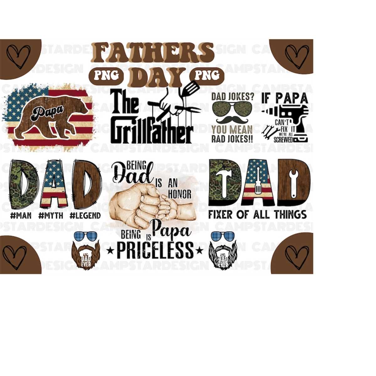 Fathers Day Png Bundle, Dad Png Bundle, Dad Life Png, Best D | Inspire ...