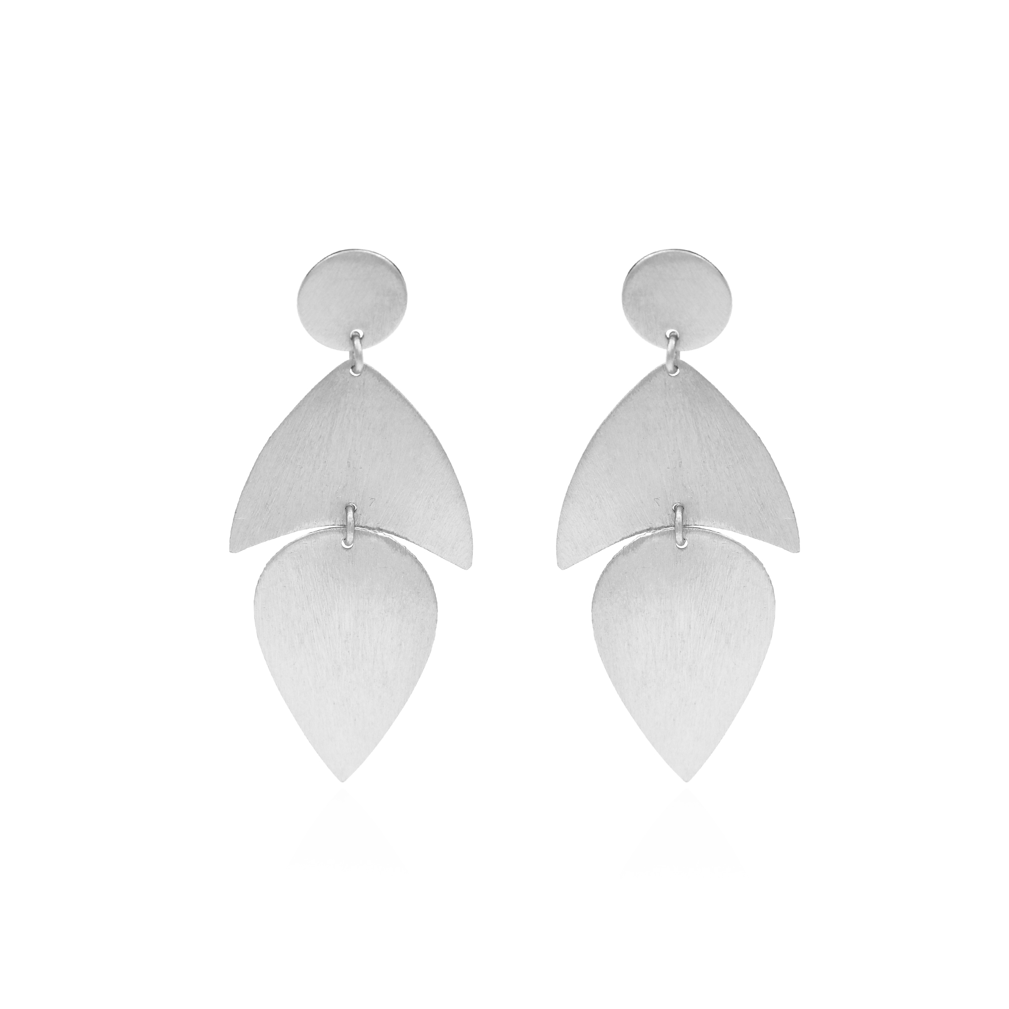 Minimalist Brass Earrings Unique and Stylish Dangle Drop Stu | Inspire ...