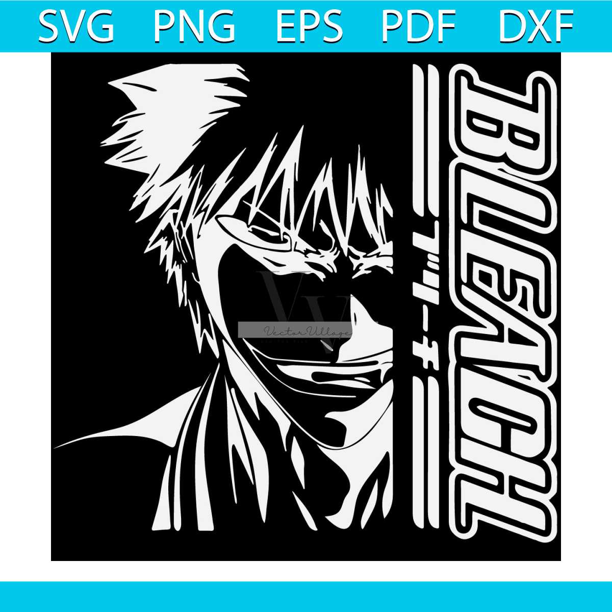 Ichigo Bleach Anime Svg, Trending Svg, Ichigo Svg, Bleach An | Inspire ...
