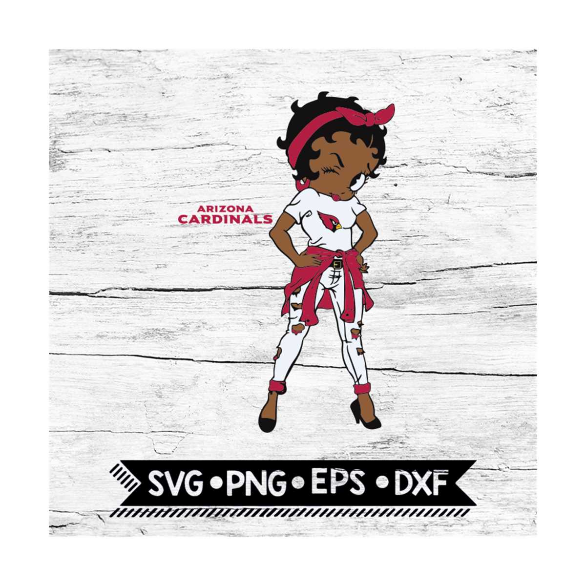 NFL Logo Girl Svg, Arizona Cardinals Svg, NFL Svg, Football - Inspire ...