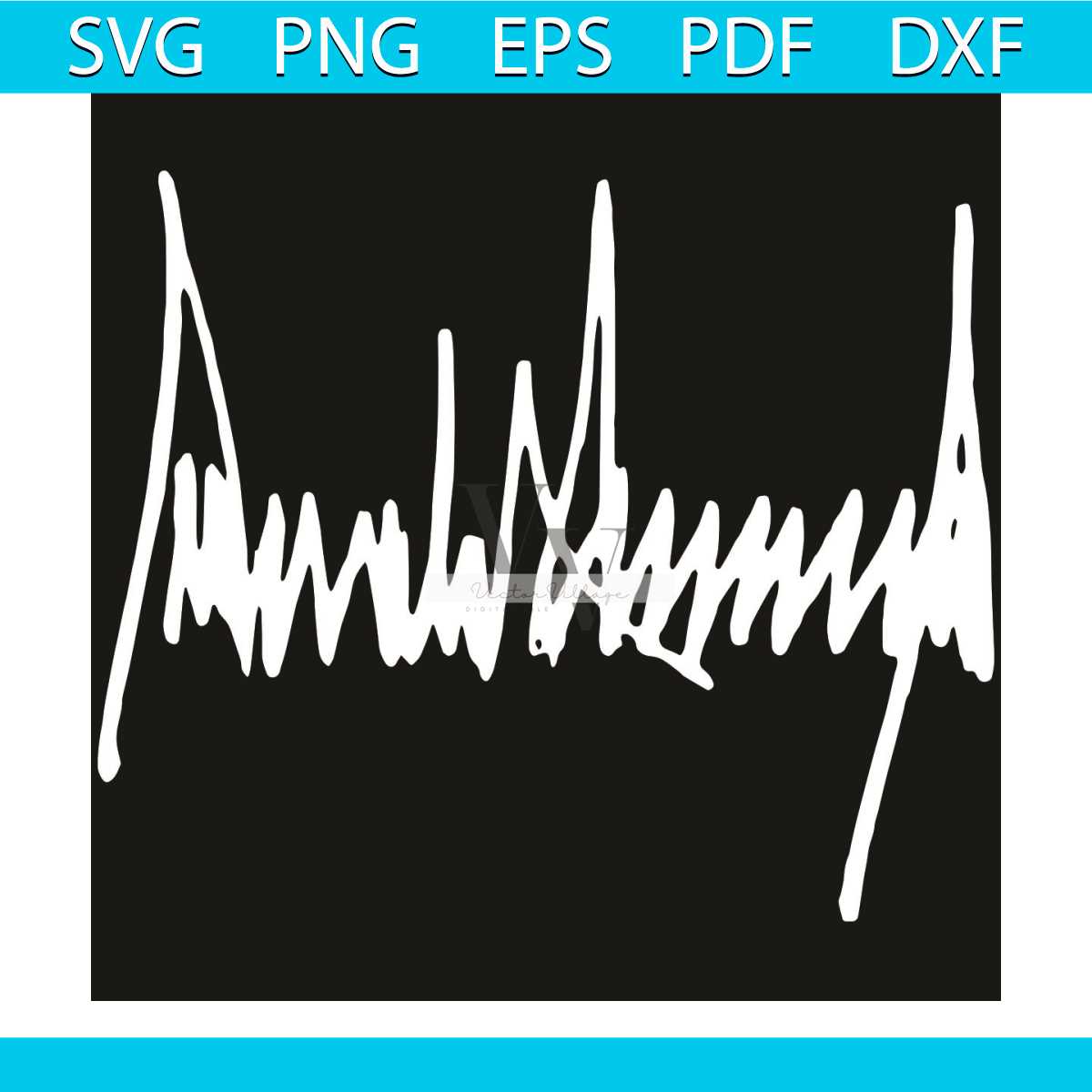 President Donald Trump Signature Svg, Trending Svg, Presiden | Inspire ...