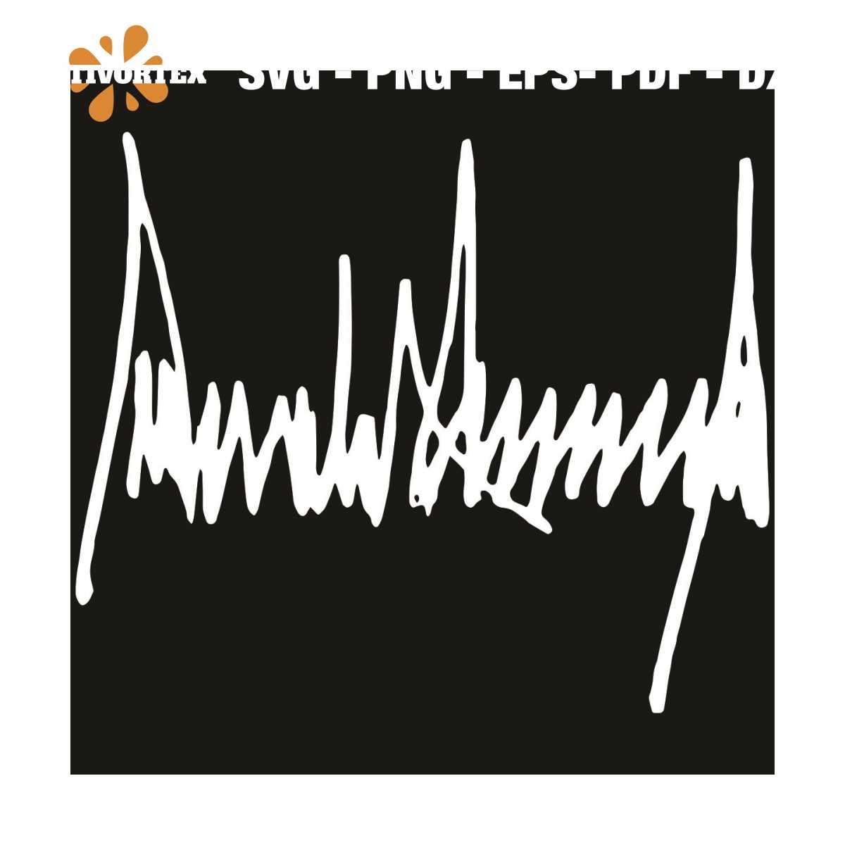 trump signature svg - Inspire Uplift