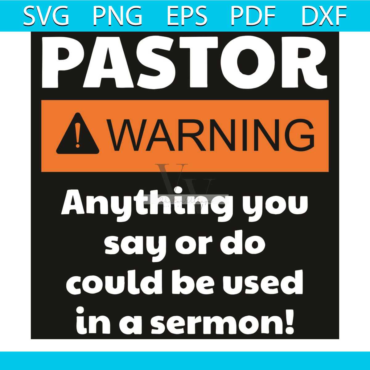 Pastor Warning Svg, Trending Svg, Pastor Svg, Warning Svg, P | Inspire ...
