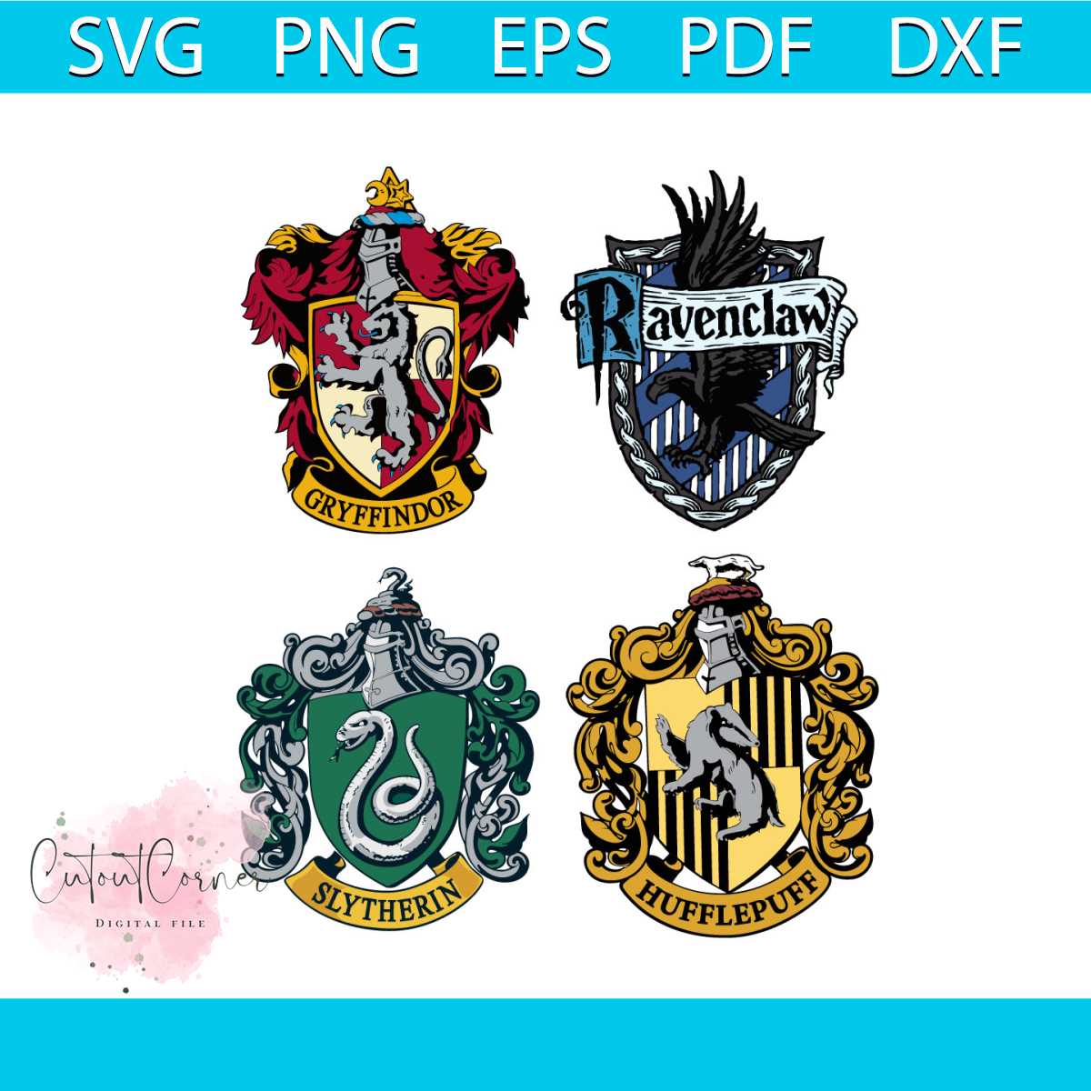 Wizard School Logo Svg, Harry Potter Svg, Hogwarts Svg, Gryf | Inspire ...