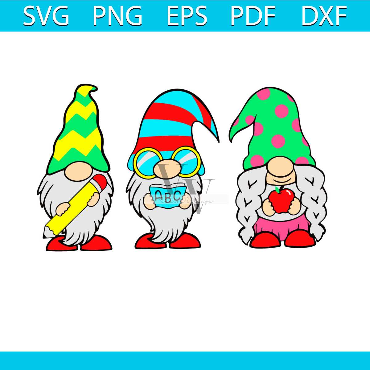 Three Gnomes Teacher Svg, Back To School Svg, Gnome Back to | Inspire ...