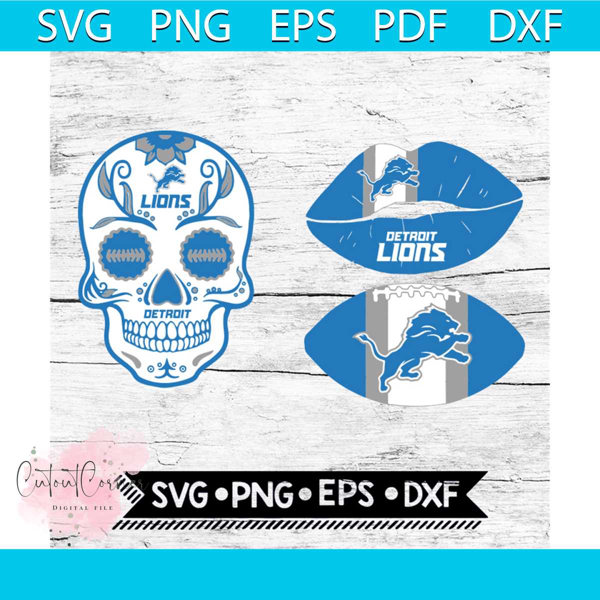 Detroit Lions Svg, NFL Svg, Bundle, Svg, Cricut File, Footba | Inspire ...