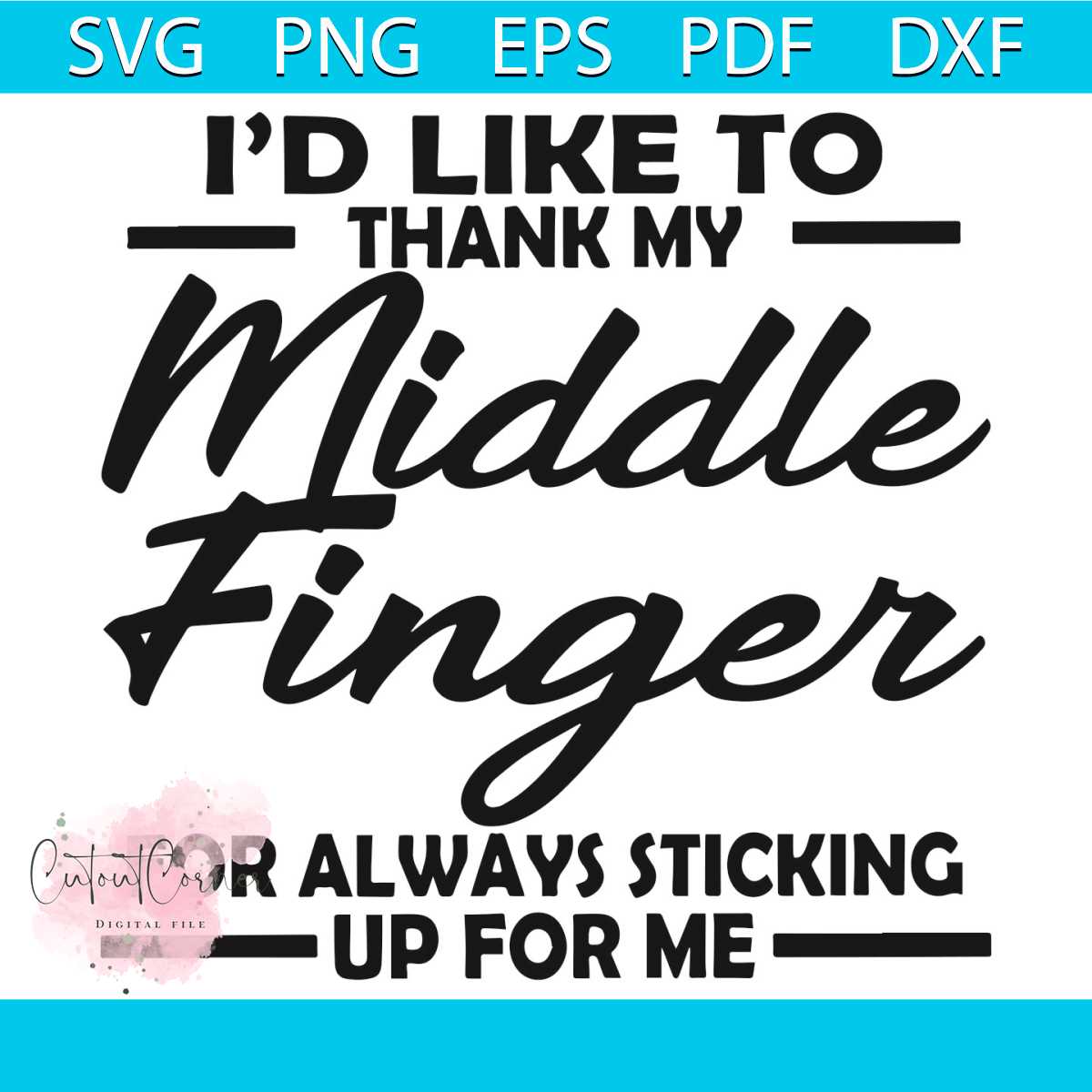 I would like to thank my middle finger for always sticking u | Inspire ...