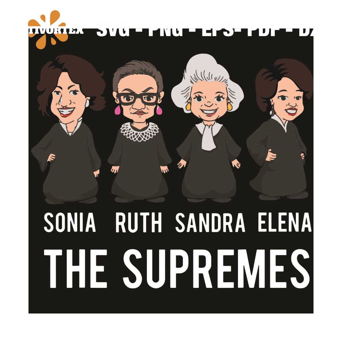 The Supremes svg, Sandra SVG, Ruth SVG, Elena SVG, Sonia SVG | Inspire ...