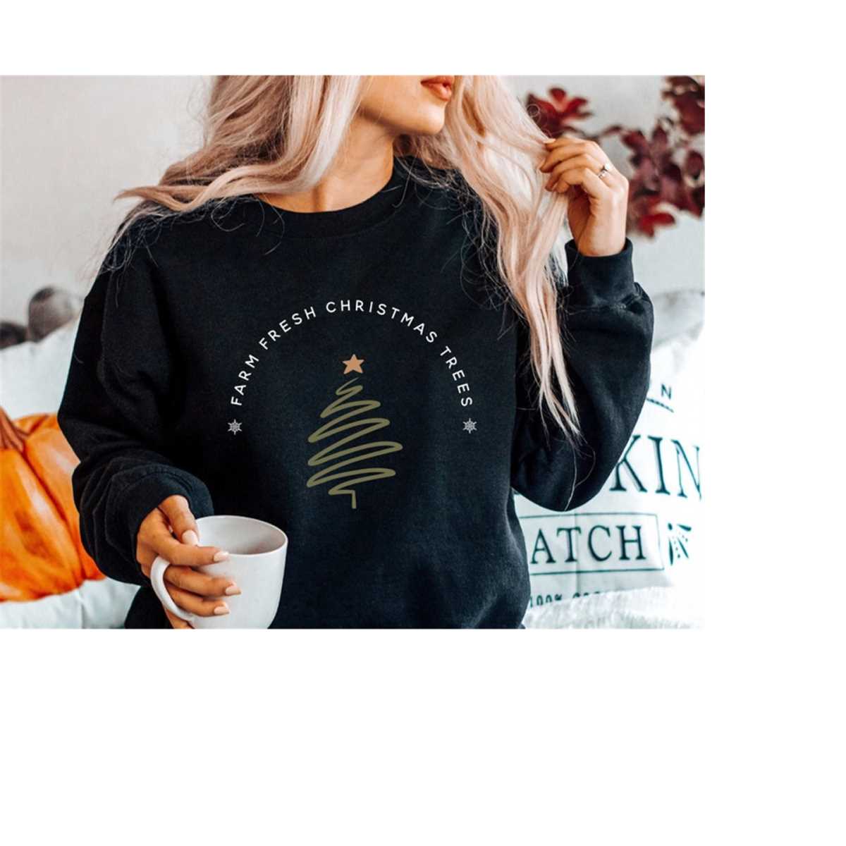 Farm Fresh Christmas Trees Svg, Minimalist Christmas Tree Sv | Inspire ...