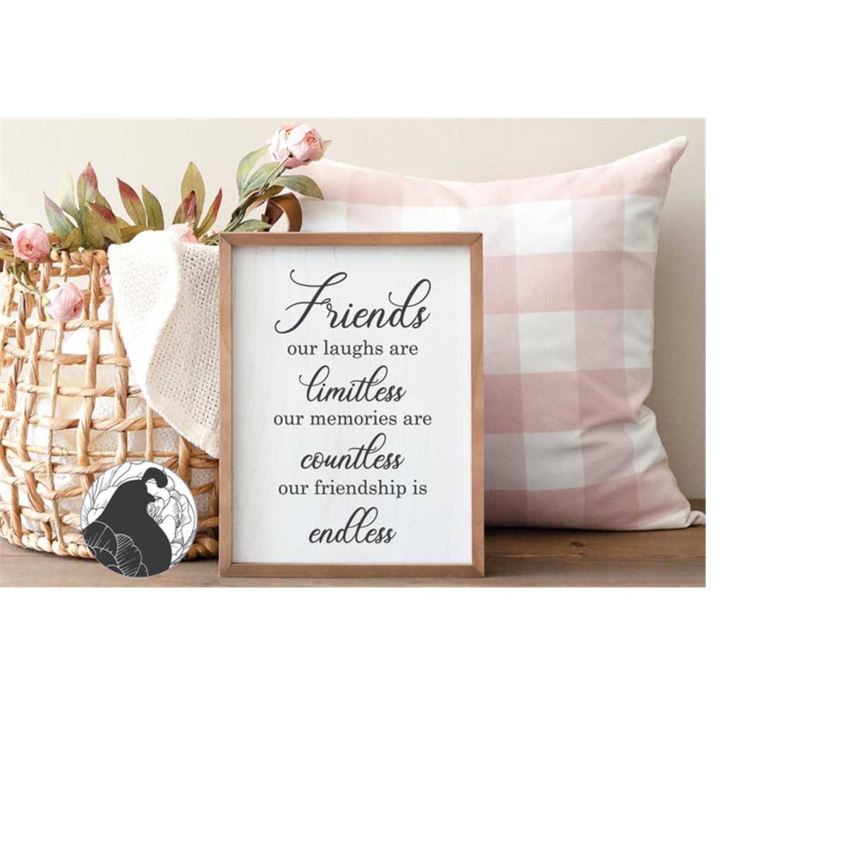 Friends SVG, Friendship Sign SVG, Friends Quote, Best Frie | Inspire Uplift