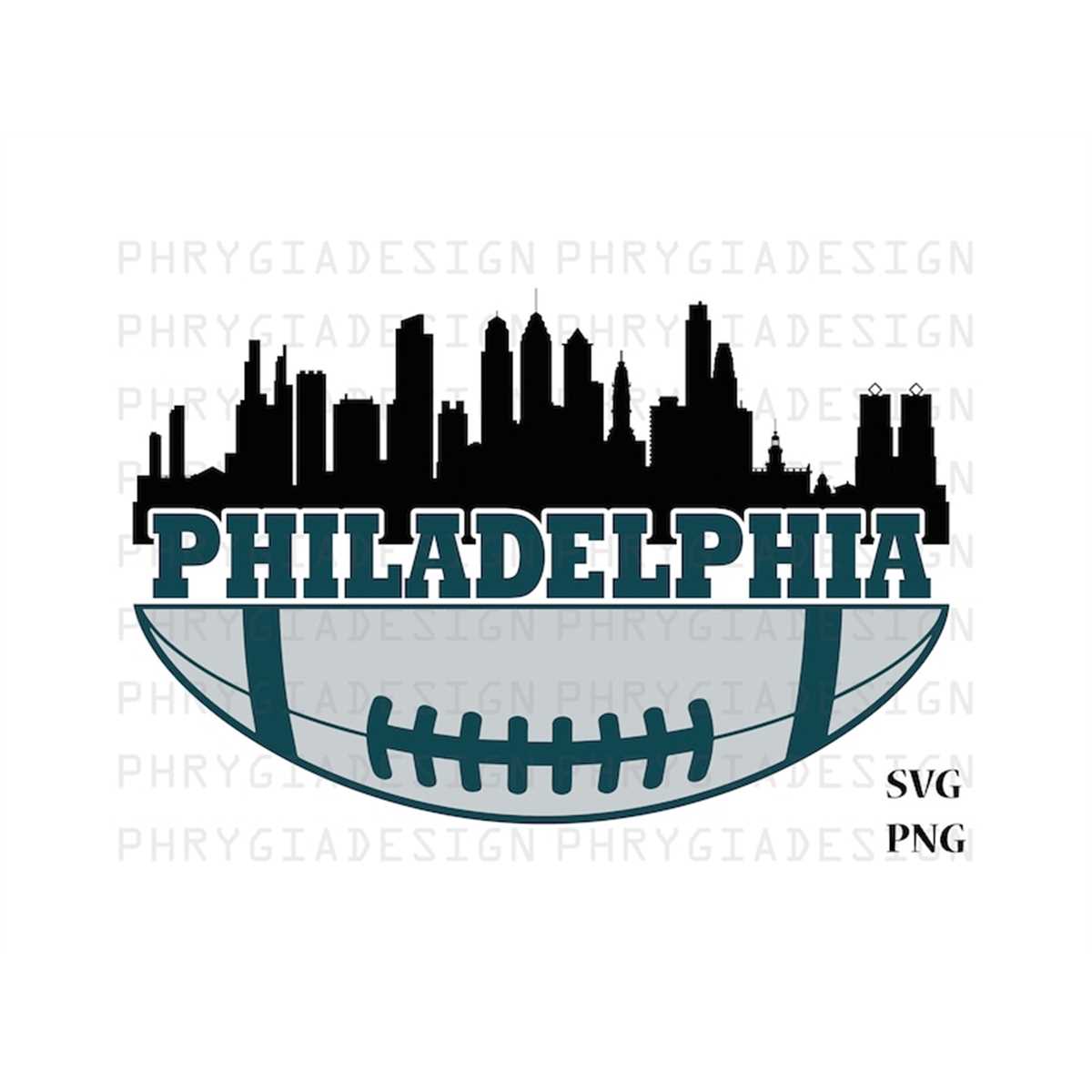 Philadelphia Skyline Svg Png , Philadelphia Svg , Sports Svg | Inspire ...