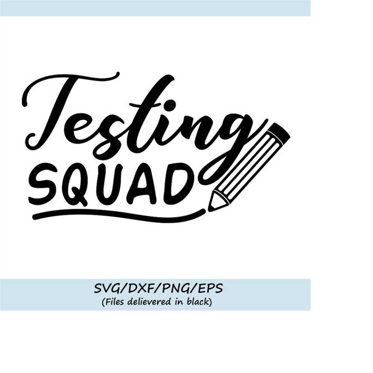 Testing Squad Svg, Teacher Svg, Teacher Life Svg, Teaching S | Inspire ...