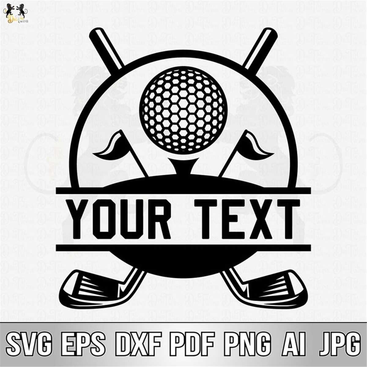 Golf Svg, Golf Name Frame Svg, Golf Ball Svg, Golf Clipart, - Inspire ...