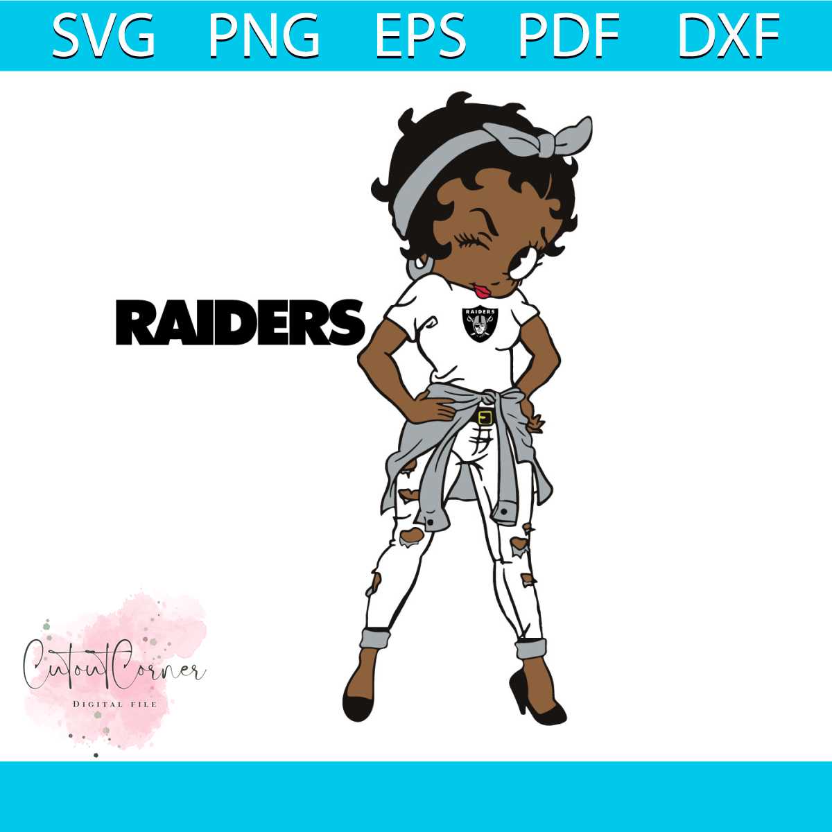 Las Vegas Raiders Betty Boop Girl Svg, Sport Svg, Raiders Gi | Inspire ...
