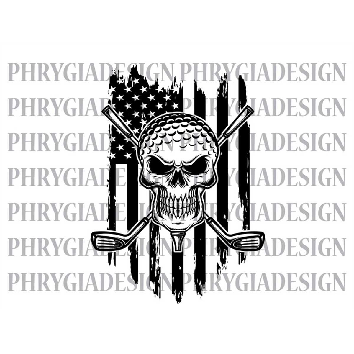 Golf Skull Svg , Golfing Svg , Golf Ball Svg , Golf Svg , Go - Inspire ...