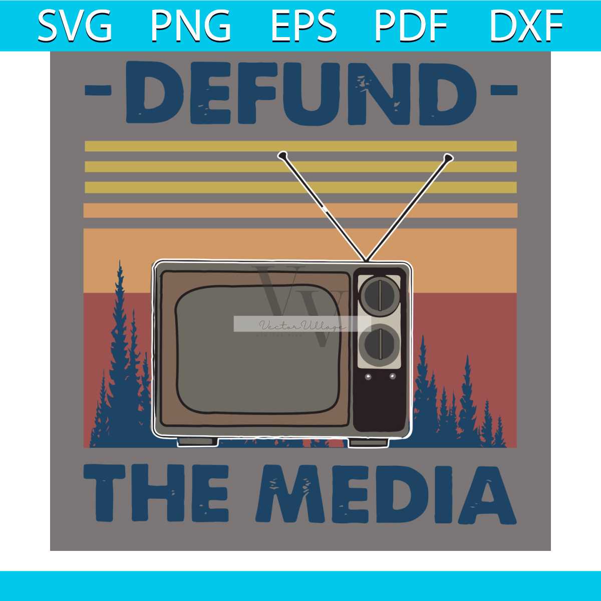 Defund the media Svg, defund svg, media svg, television svg, | Inspire ...