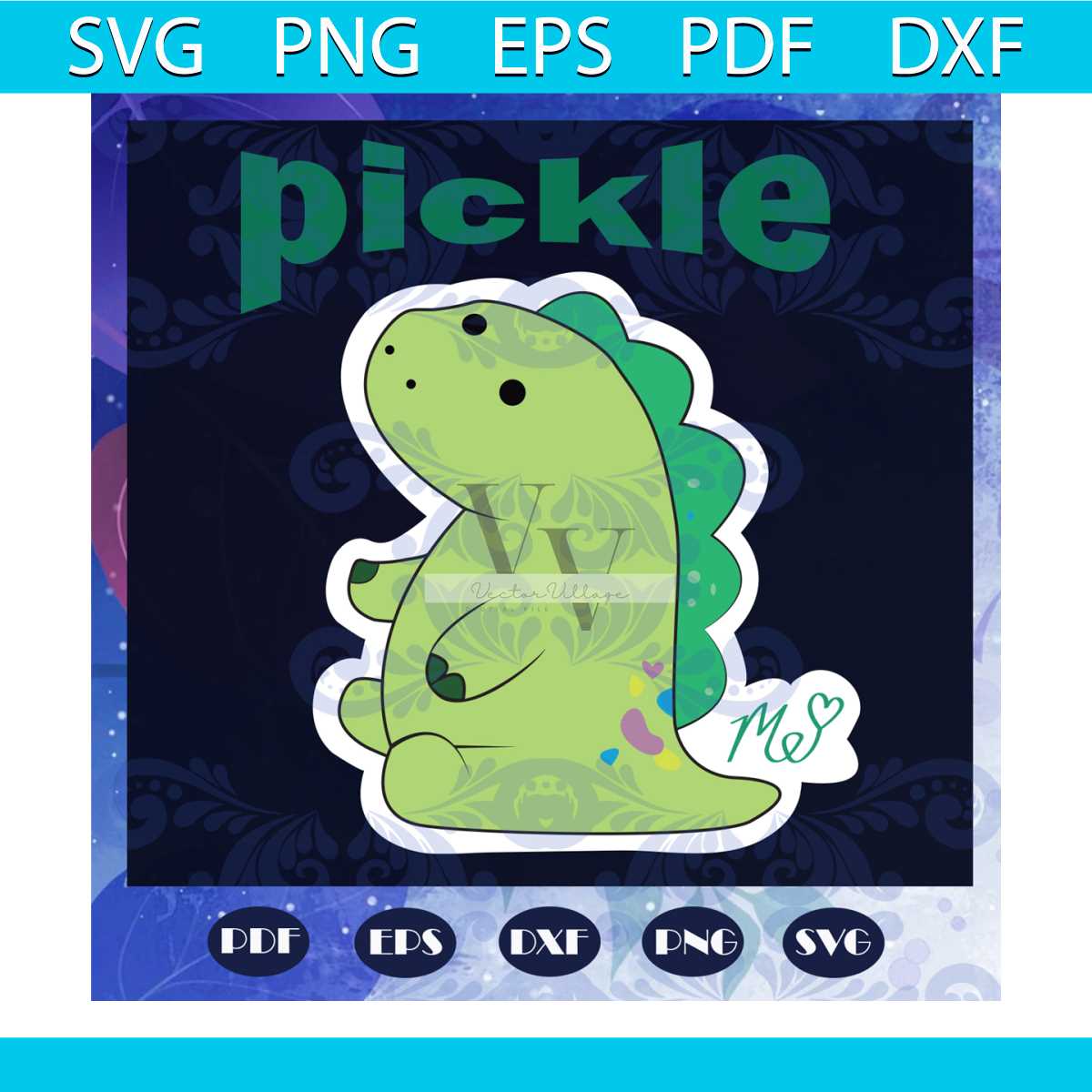 Moriah Elizabeth pickel svg, Cute dinosaur svg, Pickle svg, | Inspire ...