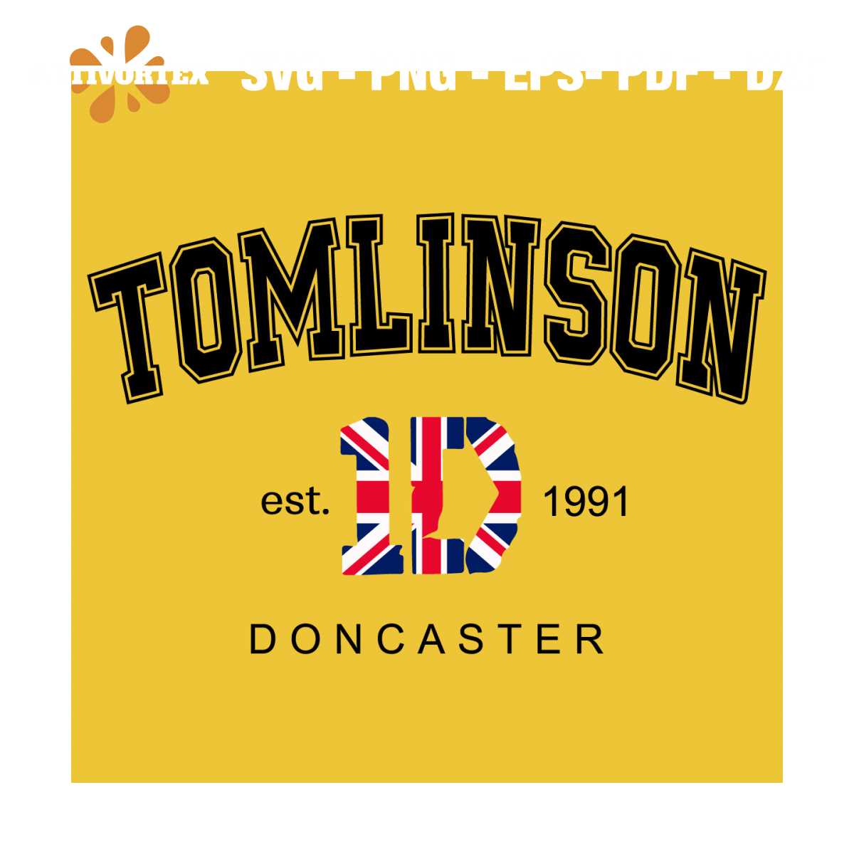 Louis Tomlinson Est 1D 1991 Doncaster Logo Svg, Trending Svg | Inspire ...