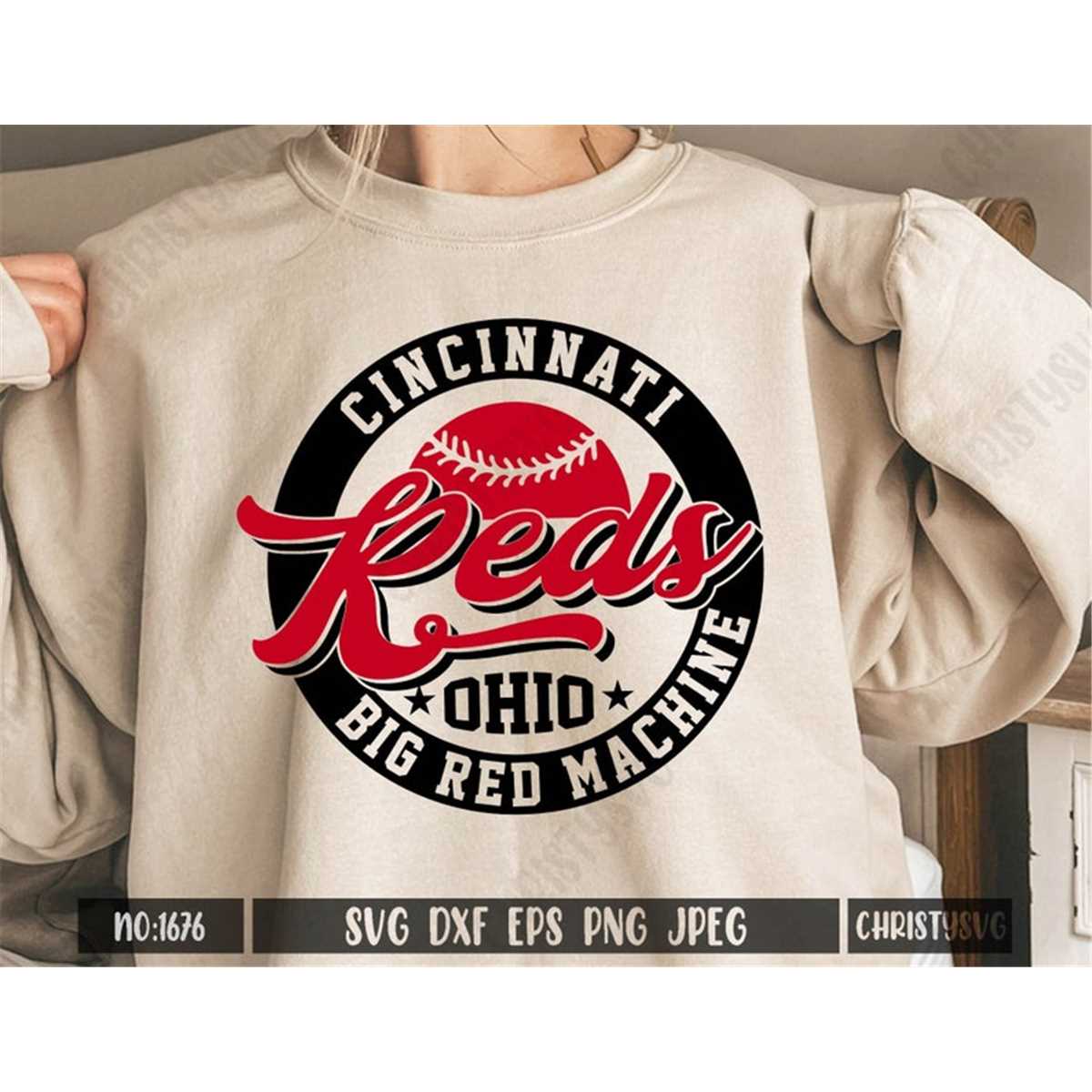 Baseball Svg, Cincinnati Svg, School Team Mascot Svg, School | Inspire ...
