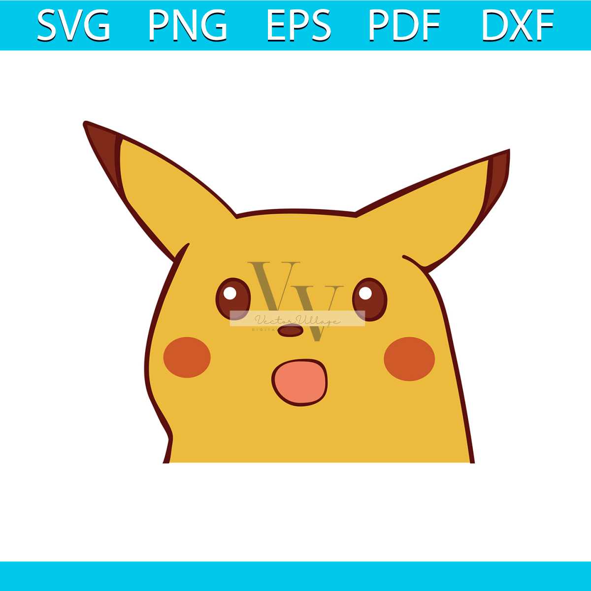Surprised Pikachu Meme Svg, Trending Svg, Surprised Pikachu | Inspire ...