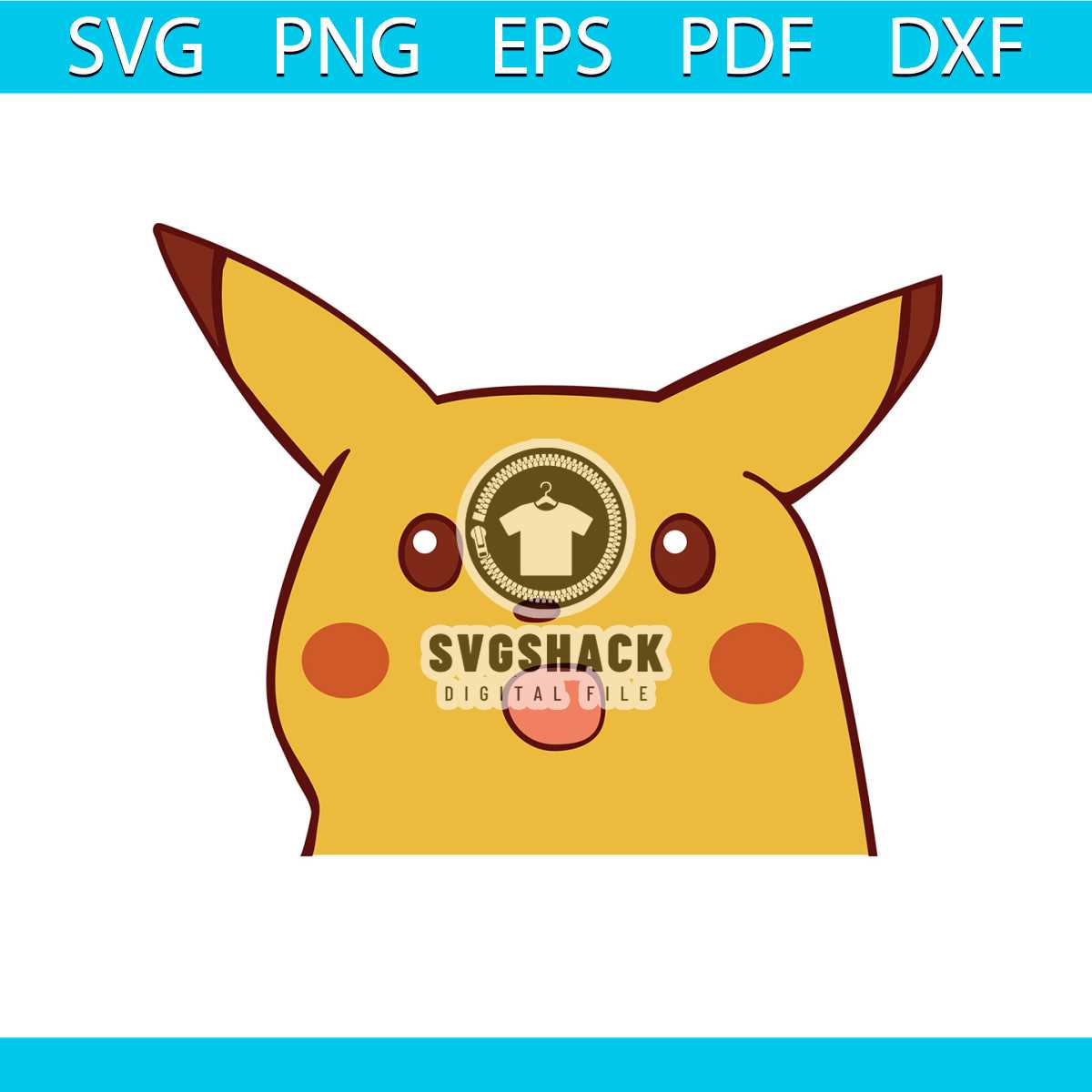 Surprised Pikachu Meme Svg, Trending Svg, Surprised Pikachu | Inspire ...