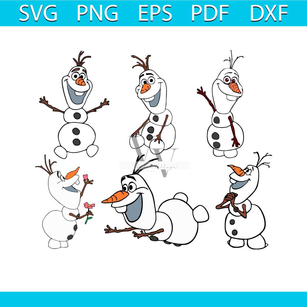 Frozen Layered Bundle Svg, Trending Svg, Olaf Svg, Frozen Sv | Inspire ...