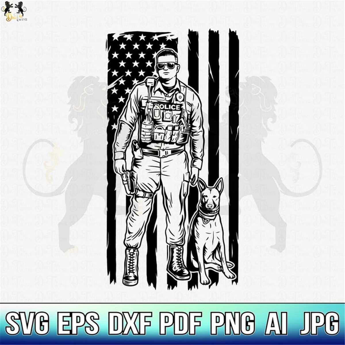 Police Svg, Police K9 Dog Svg, Policeman Svg, Police Dog Cli - Inspire ...