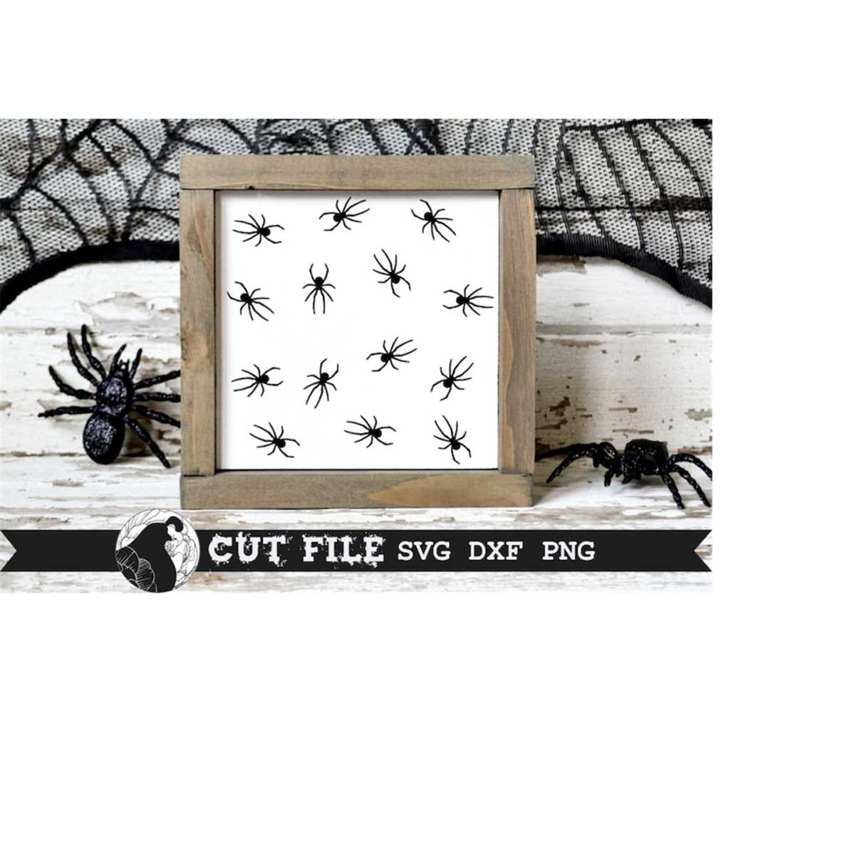 Spiders SVG, Spider Pattern SVG, Black Widow Cut File, Hallo - Inspire ...