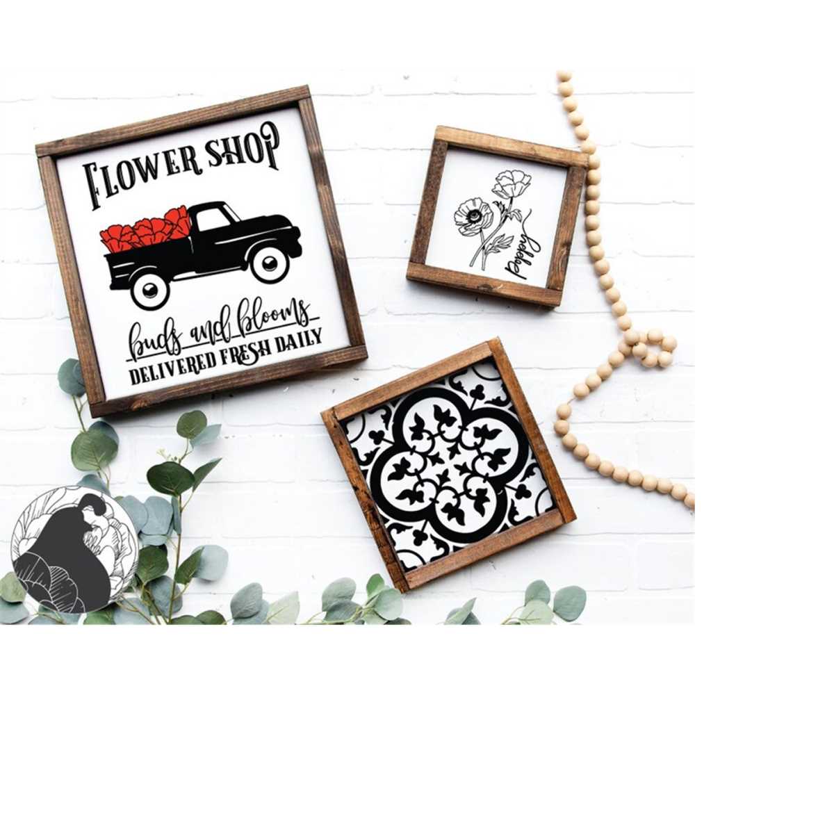 SVG Bundle, Flower Shop Svg Bundle, Spring Svg Bundle, Flowe | Inspire ...