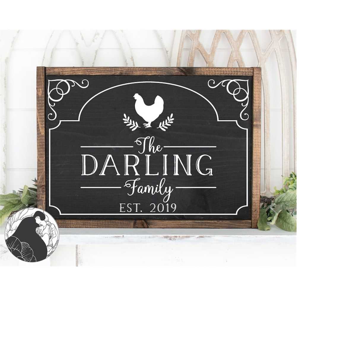 Family Name svg, Last Name svg, Established svg, Farmhouse s | Inspire ...