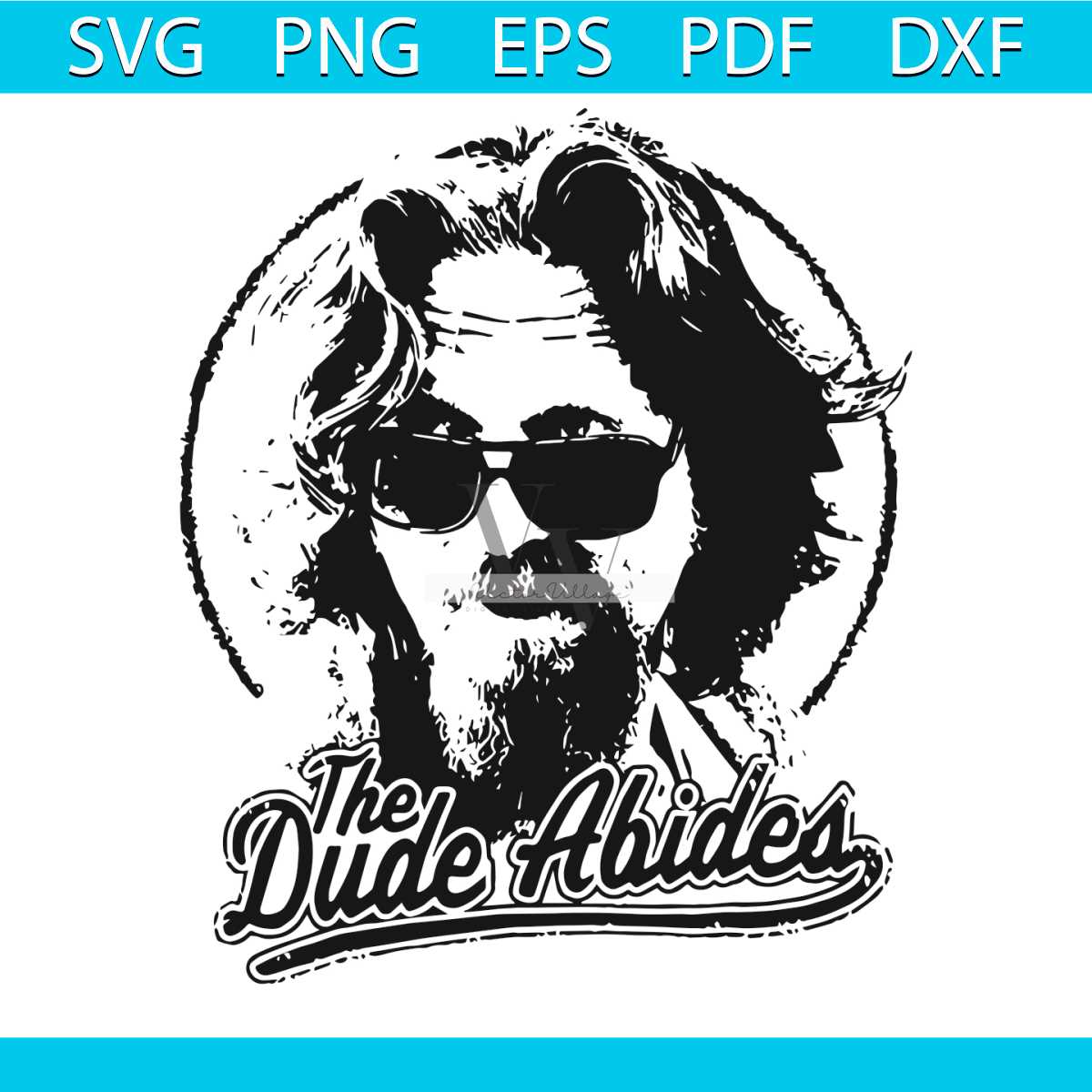 The Big Lebowski The Dude Abides Svg, Trending Svg, Big Lebo | Inspire ...