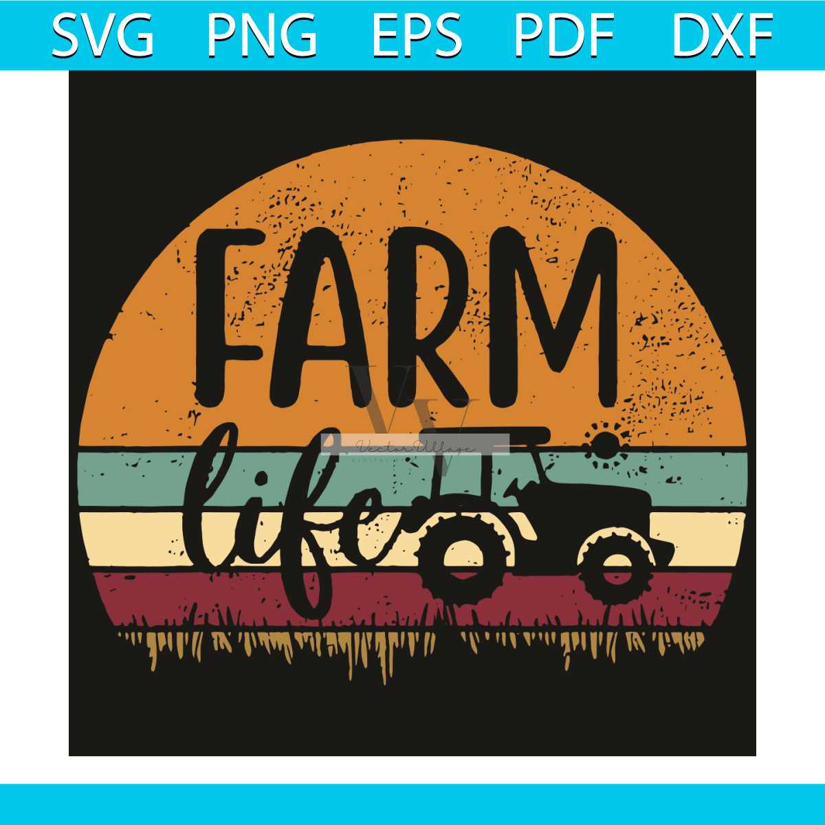 Retro Vintage Farm Life Farming Tractor Farmer Svg, Trending | Inspire ...