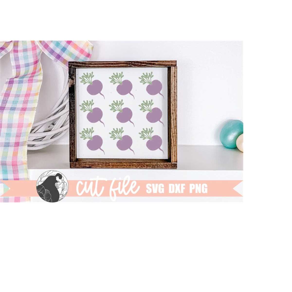 Turnip Pattern SVG, Spring Pattern PNG, Easter Cut File, Far | Inspire ...