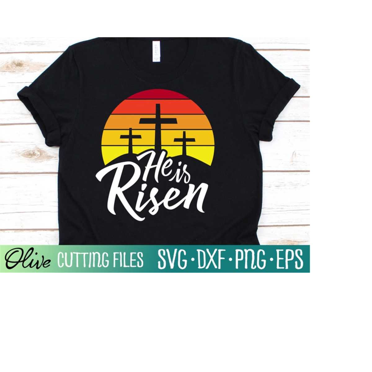 He is Risen Svg, Cross Svg, Resurrection Svg, Christian Svg, - Inspire ...
