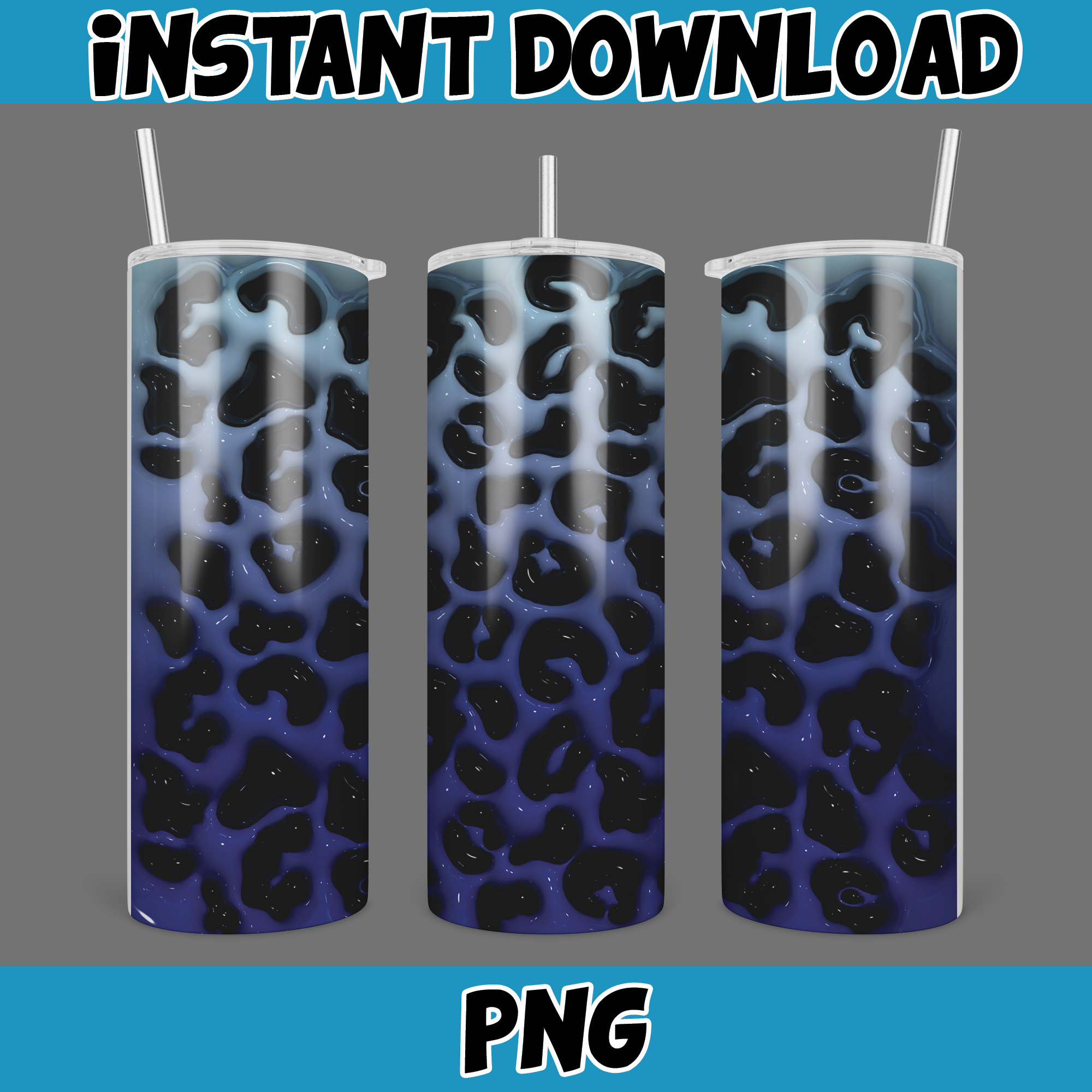 3D Inflated Sublimation Tumbler Design Download PNG, 20 Oz D | Inspire ...