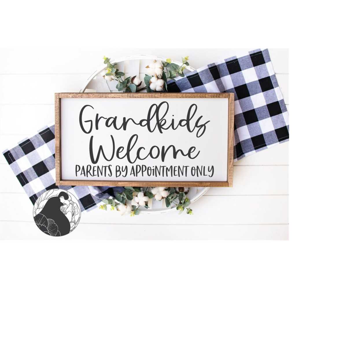 Grandkids Welcome SVG, Grandchildren svg, Grandparents Sign - Inspire ... Grandkids Welcome SVG, Grandchildren svg, Grandparents Sign - Inspire ...