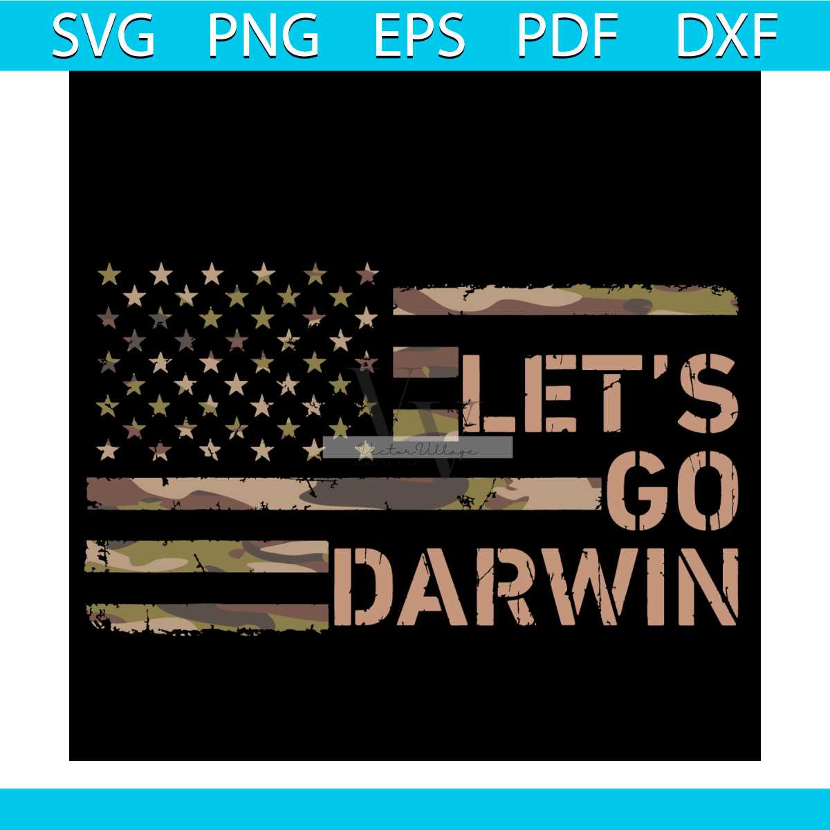 Lets Go Darwin American Flag Svg, Trending Svg, Charles Robe - Inspire ...