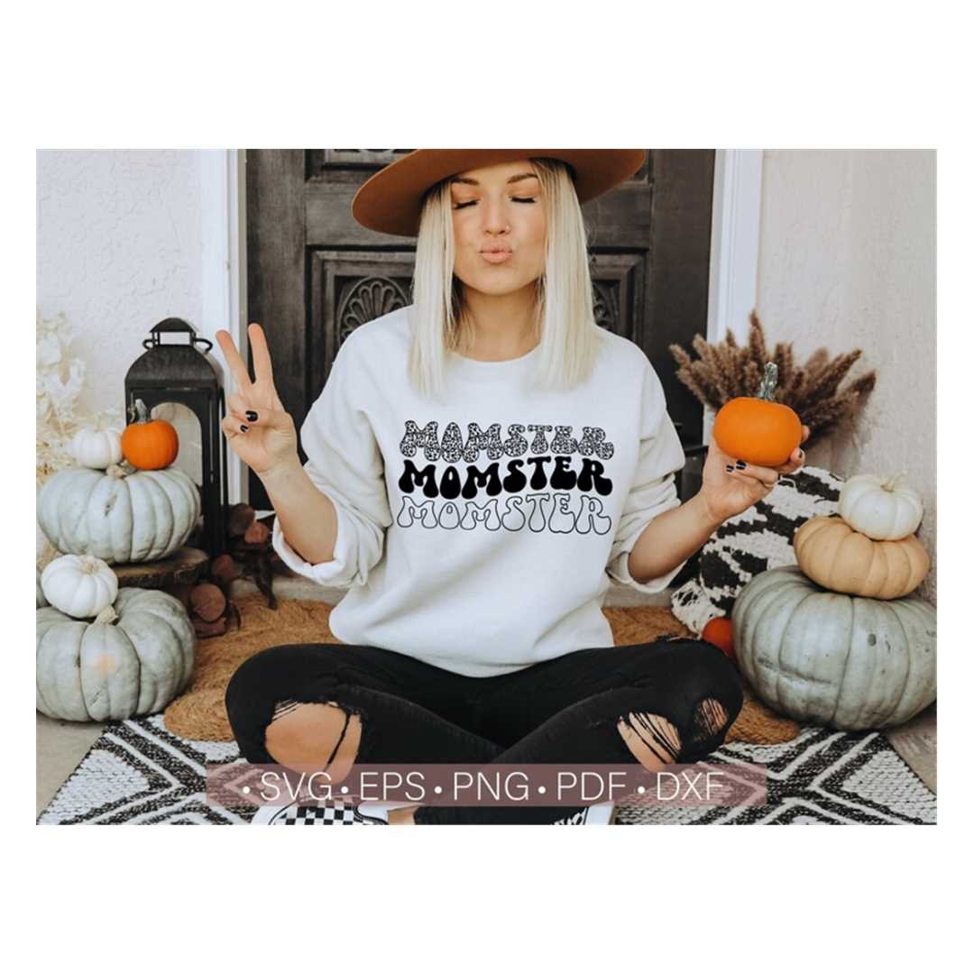 Momster Svg, Funny Halloween Svg Mom Life Svg Cut File For C | Inspire ...