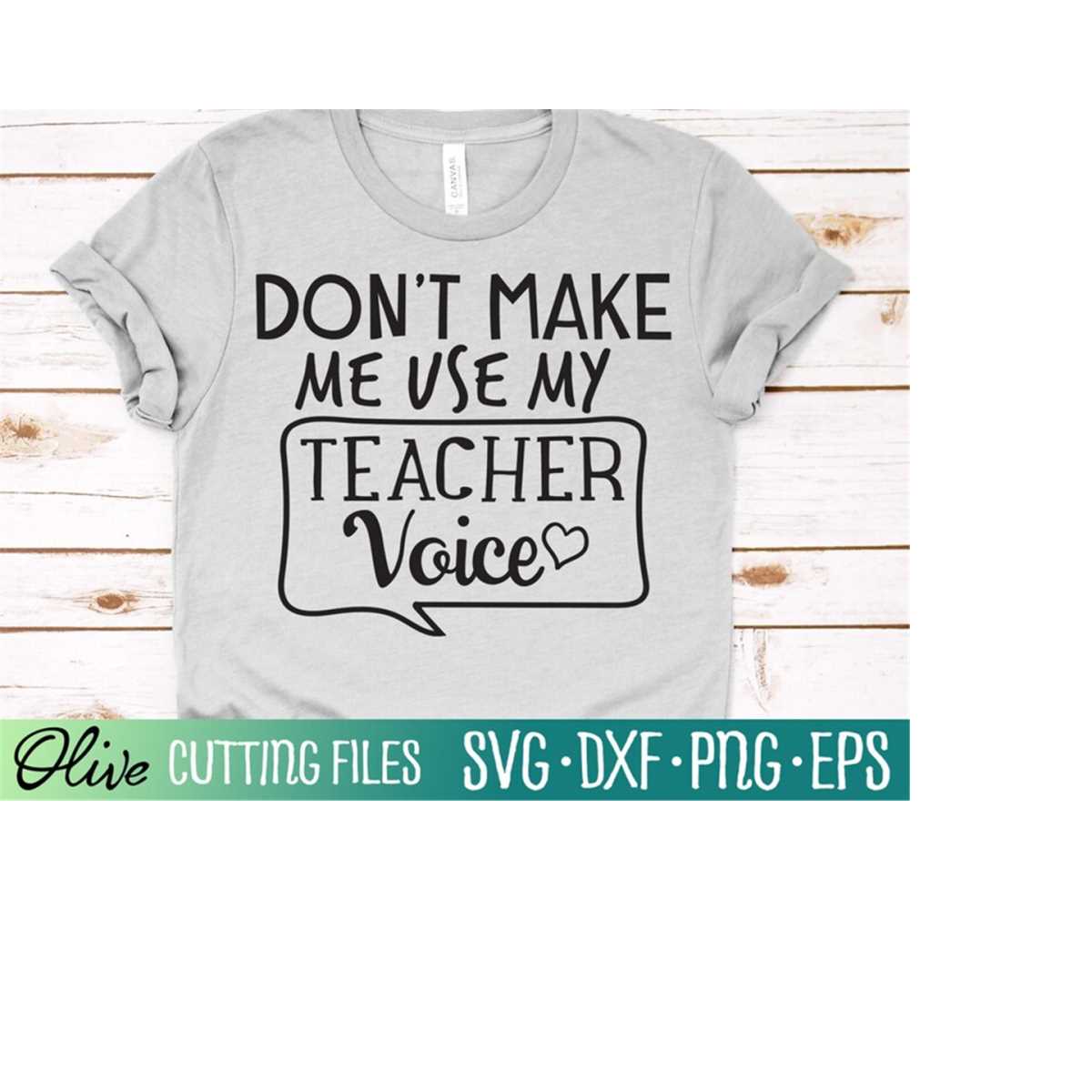 Funny Teacher SVG, Teach Voice SVG, Classroom SVG, School Te | Inspire Uplift