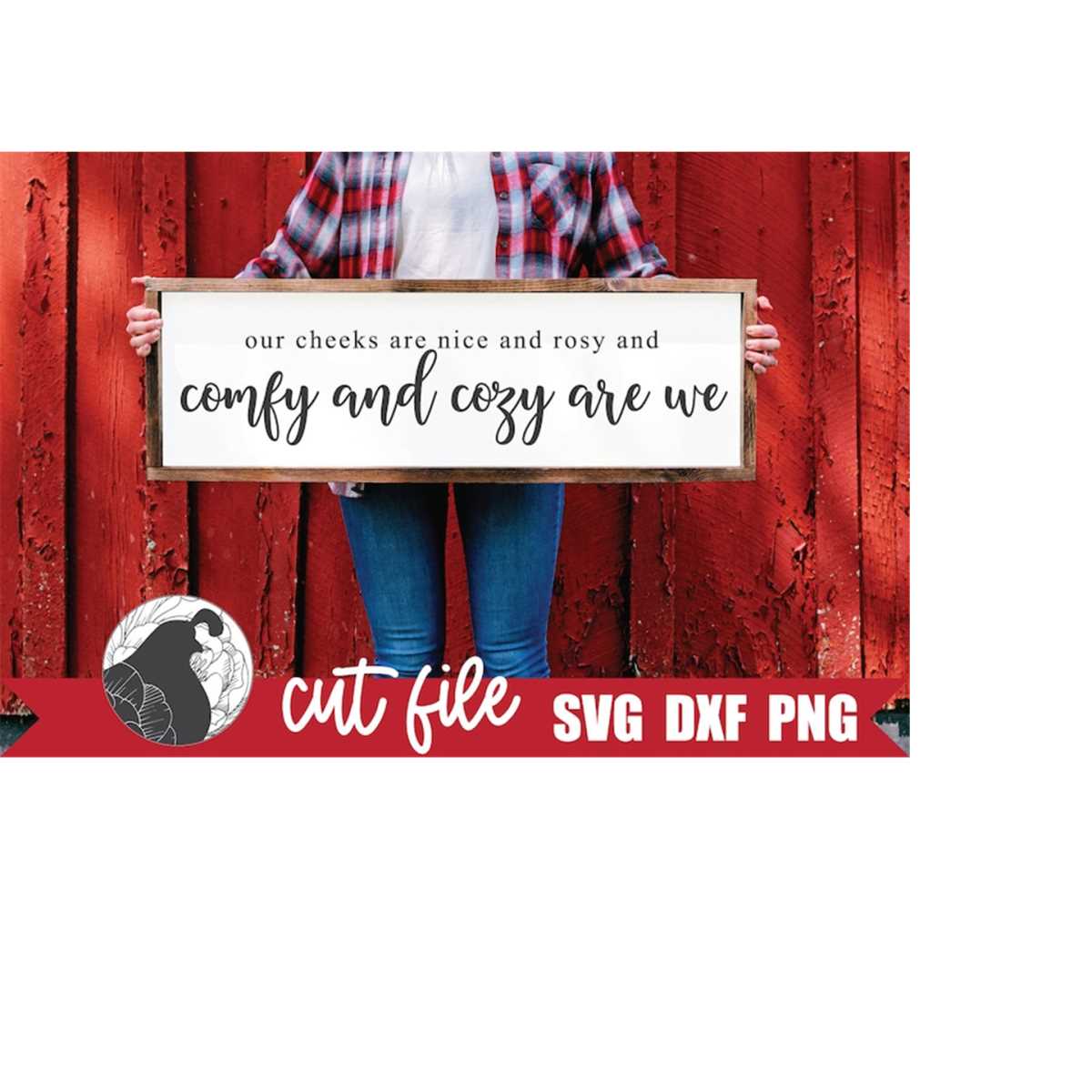 Comfy and Cosy Sign SVG, Christmas SVG, Farmhouse Sign SVG, | Inspire ...