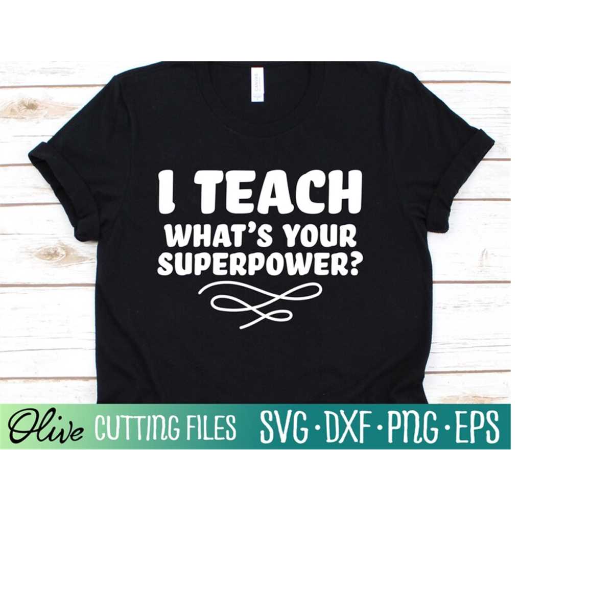 Funny Teacher SVG, Teacher Superhero SVG, School Teacher SVG | Inspire Uplift