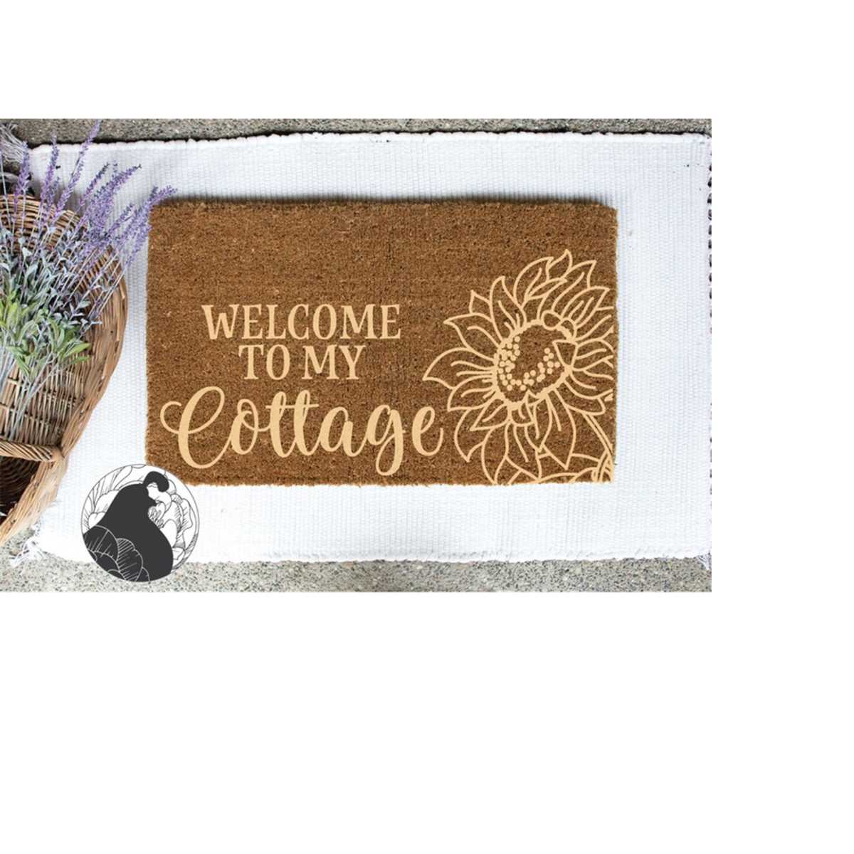Welcome to My Cottage SVG, Cottagecore Cut File, Sunflower D | Inspire ...