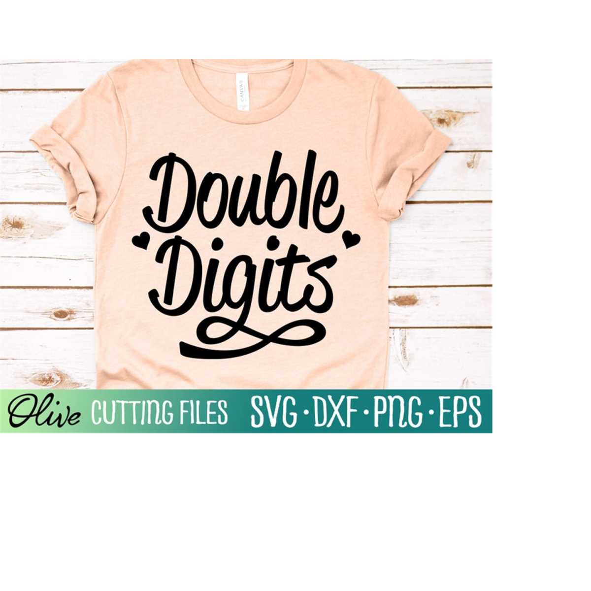 Double Digits Svg, 10th Birthday Svg, Birthday Party Svg, Fu | Inspire ...