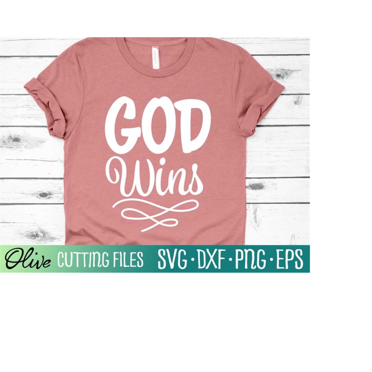 God Wins SVG, Christian SVG, Bible SVG, Jesus Svg, Cameo Cri | Inspire ...