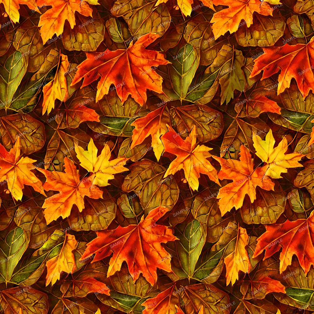 Autumn Leaves 44 Tileable Repeating Pattern - Inspire Uplift