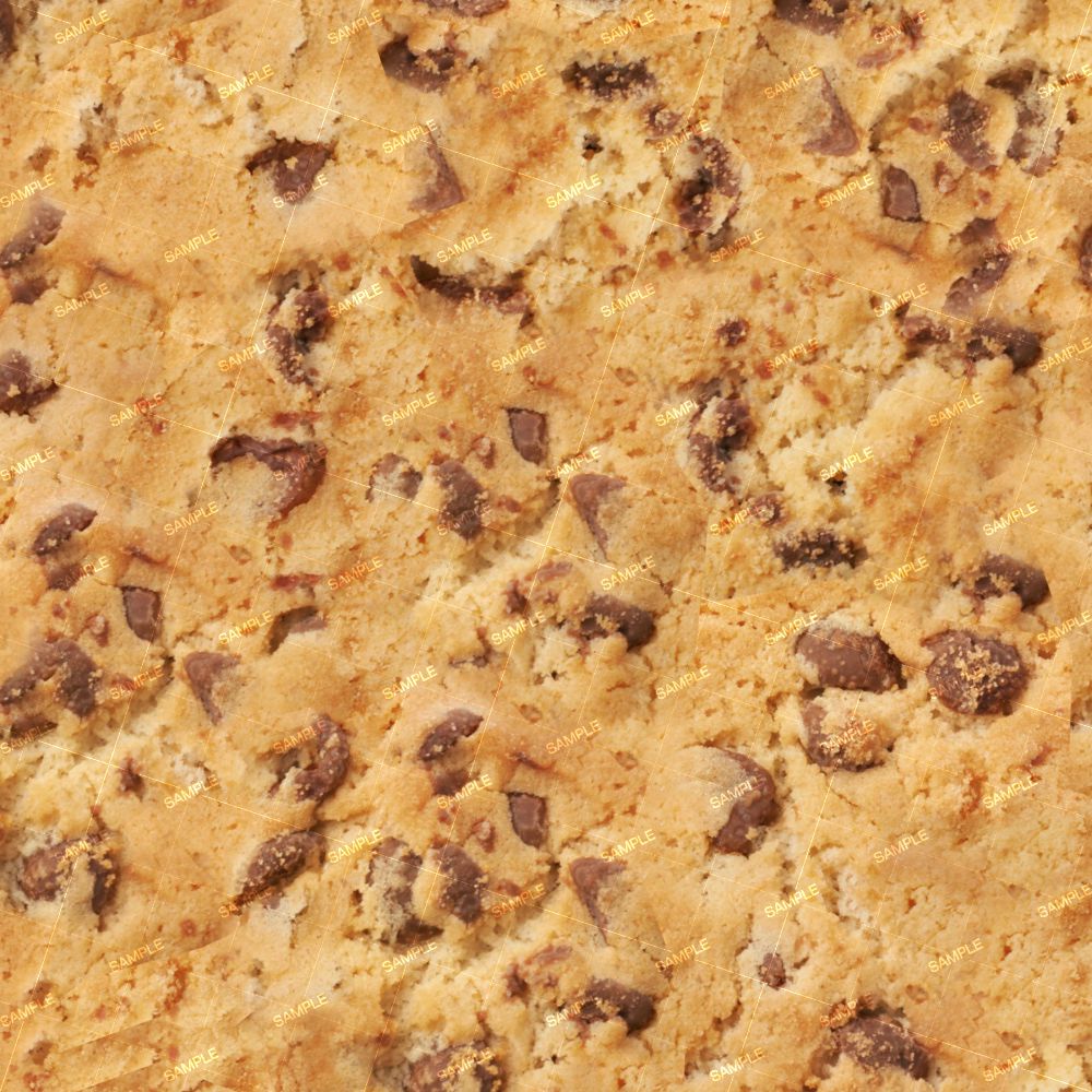 Chocolate Chip Cookie 22 Tileable Repeating Pattern | Inspire Uplift