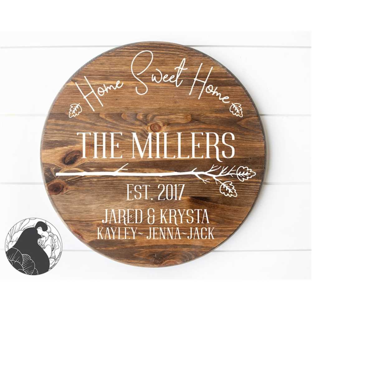 Home Sweet Home SVG, Family Name Sign svg, Family svg, Last | Inspire ...