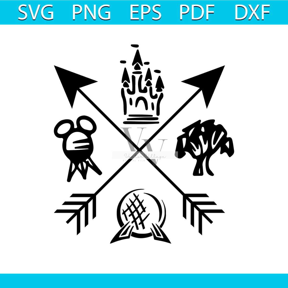 Disney parks arrow svg free, trending svg, disney svg, epcot | Inspire ...