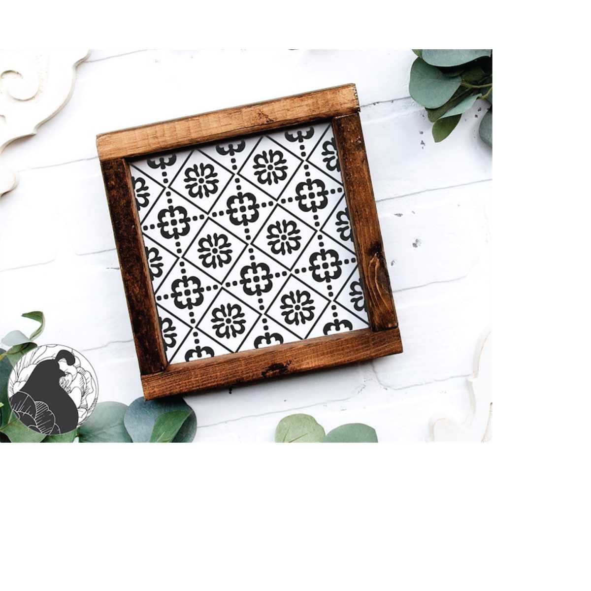 farmhouse tile svg - Inspire Uplift